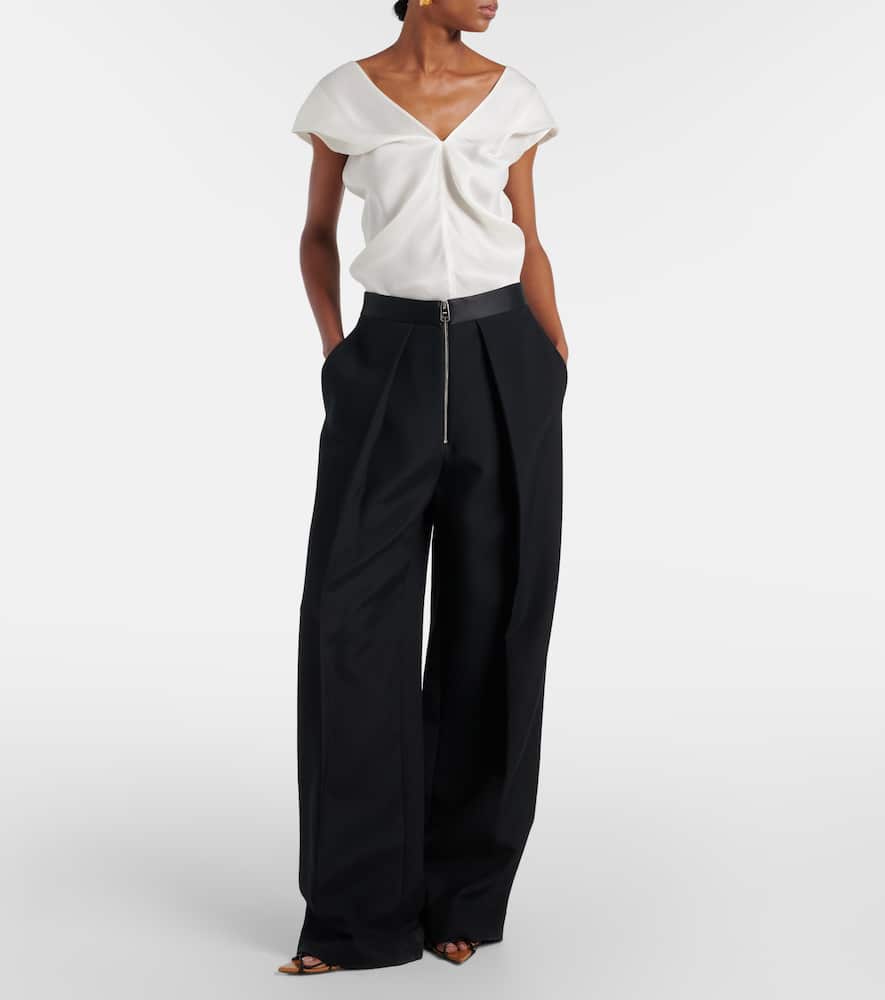 KHAITE Khaite Ami Silk Top