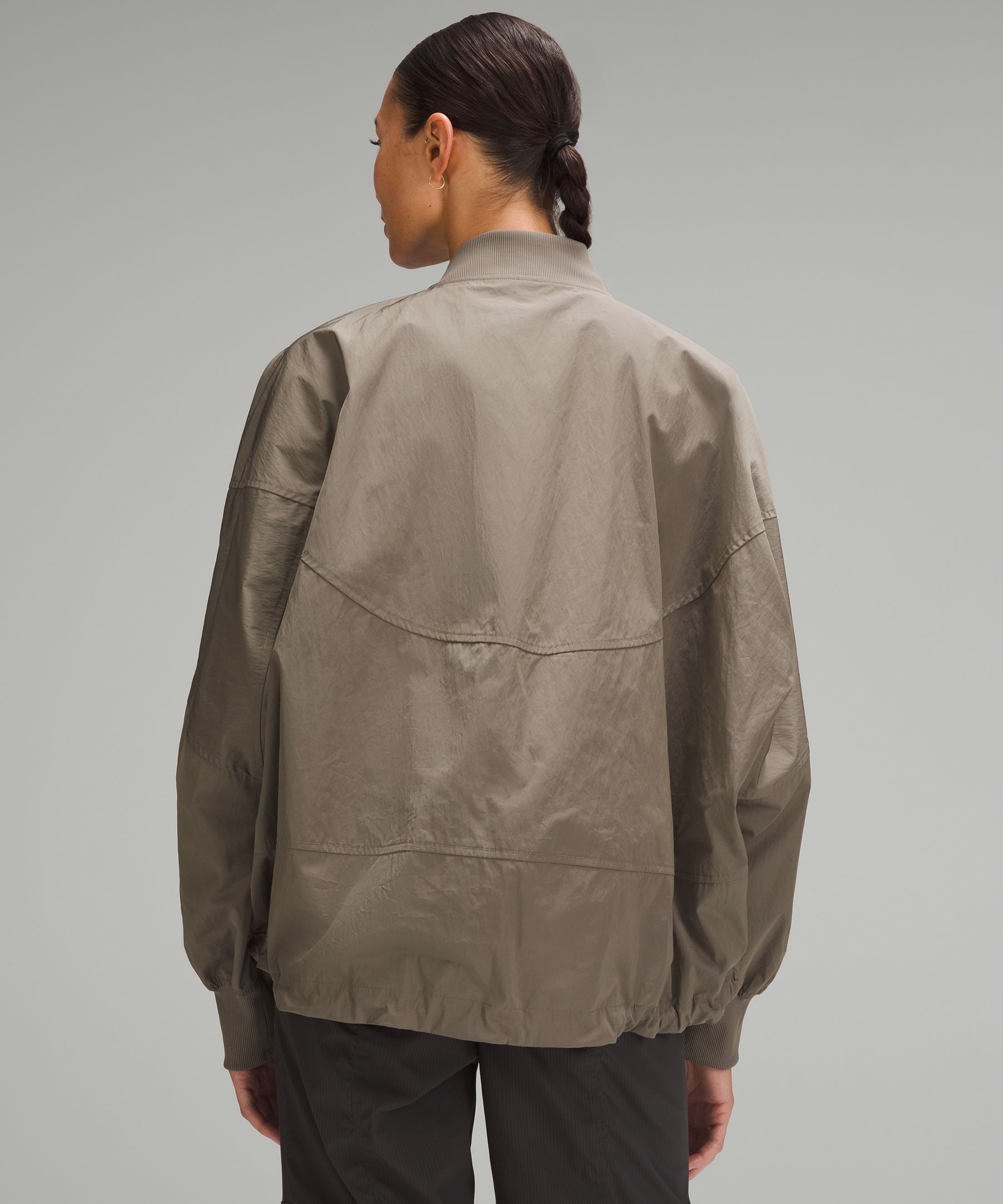 Lululemon Lightweight Hem-cinch Bomber Jacket - Heathered