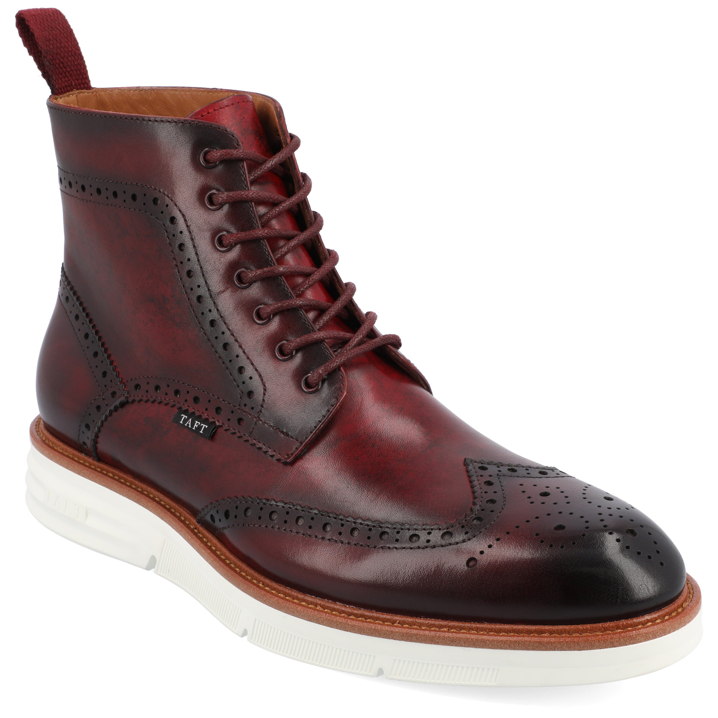 Taft Boot Model 005 in walnut-  Brand New The Jack in Brown Paisley main image 3