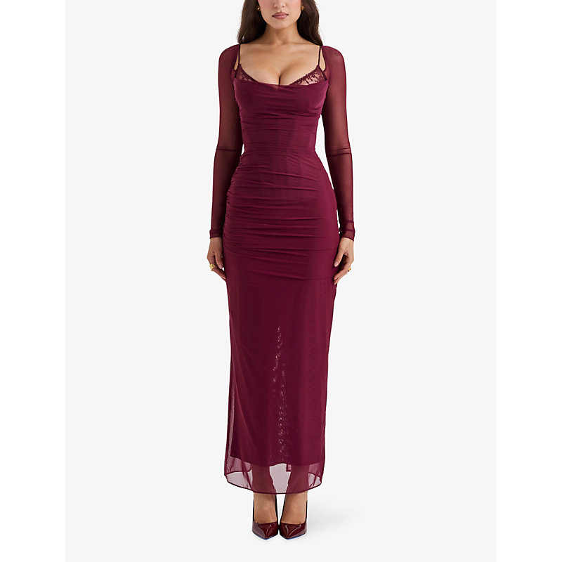 lani merlot corset maxi dress House of CB | Dresses | House Of Cb Lani Merlot Corset Maxi Dress Nwot