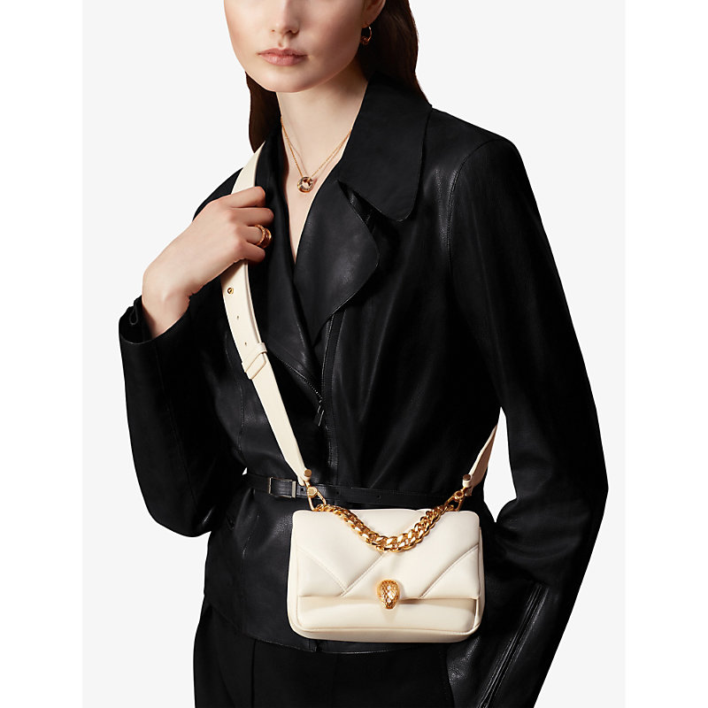 BVLGARI Serpenti Maxi Cabochon Small Cross-Body Bag
