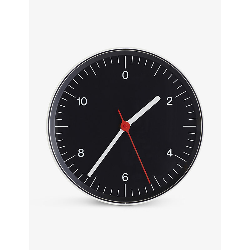 HAY 壁掛け時計 Jasper Morrison デザイン 黒 Hay Jasper Morrison Aluminium Wall Clock 26cm - One-Color