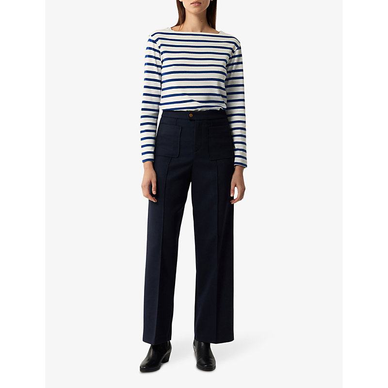 SOEUR Soeur Katy Stripe Cotton T-Shirt