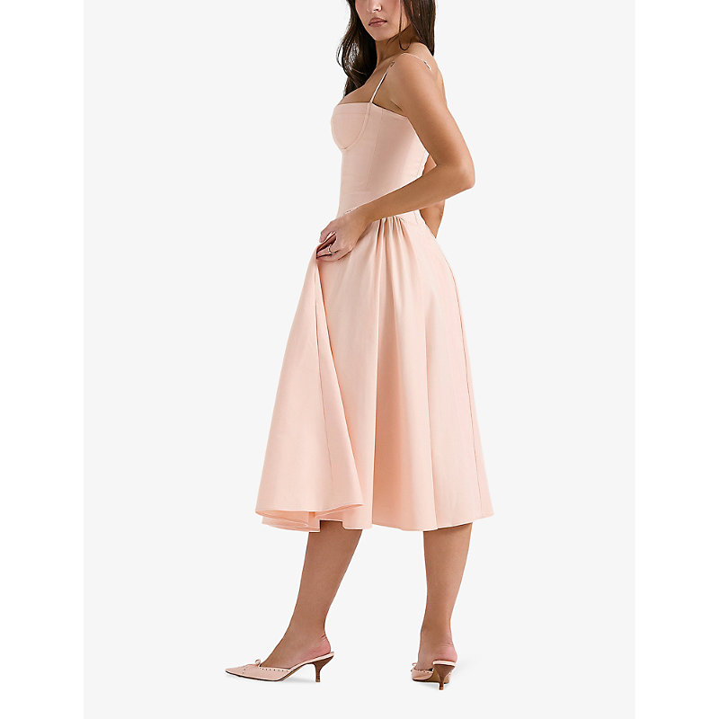 samaria white corset midi dress Stylish Samaria Wedding Dress in Elegant White