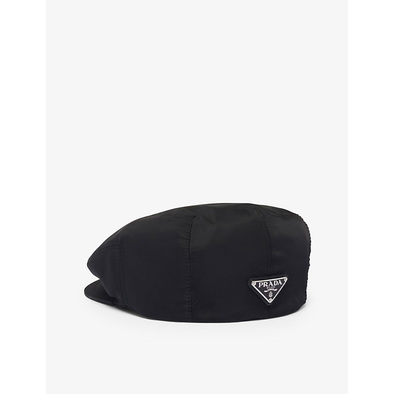 PRADA Black Nylon Triangle Logo Casquette Hat size L Re-Nylon Cap Prada - Men – myCompañero main image 3