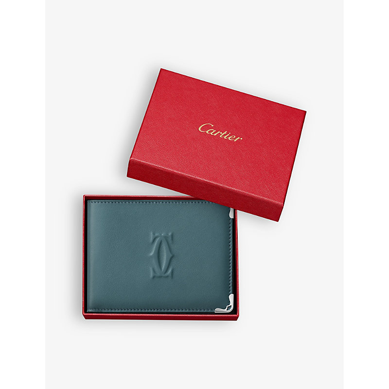Cartier Must De Six-Card Leather Wallet - Grey | Editorialist