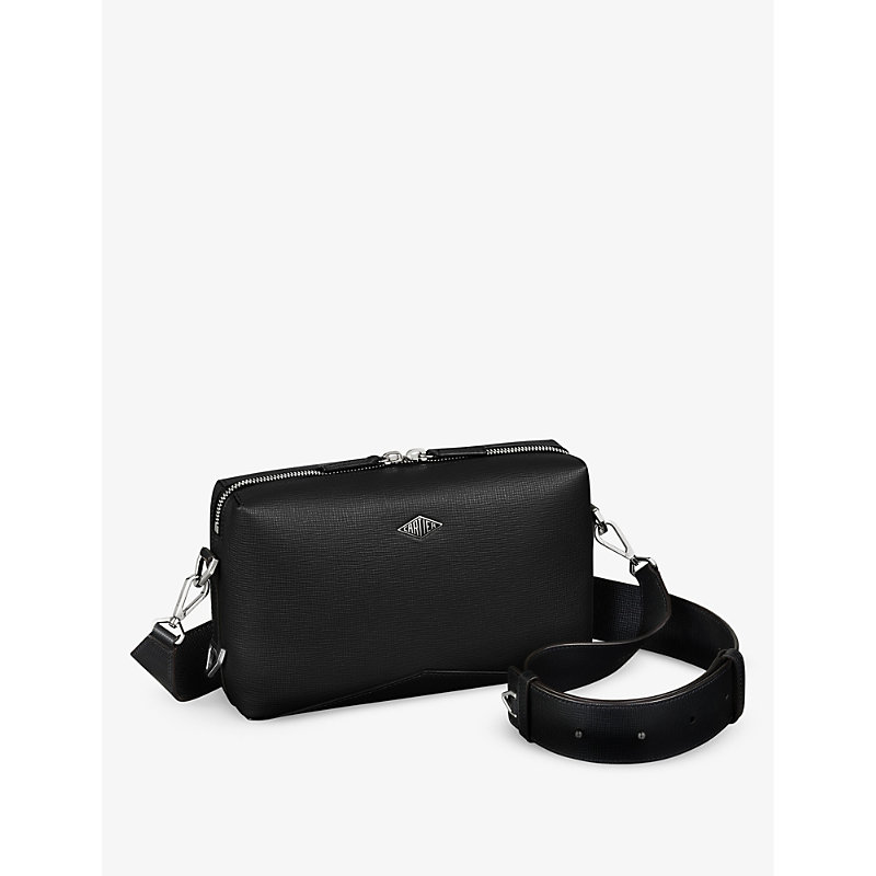 Cartier Losange Leather Shoulder Bag Black Editorialist