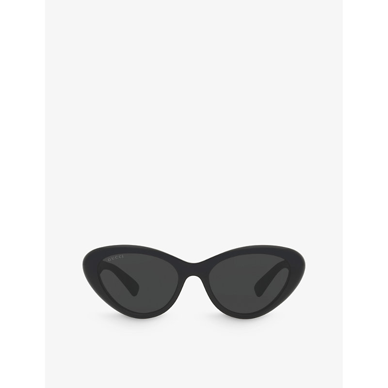 Gucci Gg1170s Cat-Eye Sunglasses - Black | Editorialist display picture 1