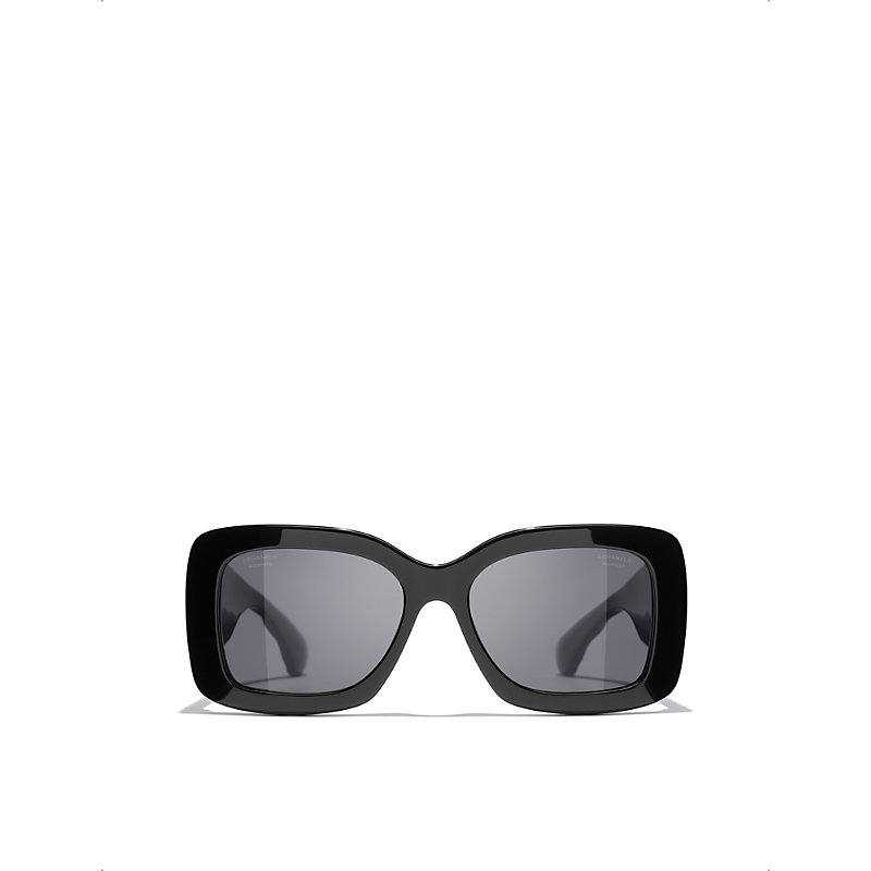 Chanel Ch5483 Sunglasses - Black | Editorialist