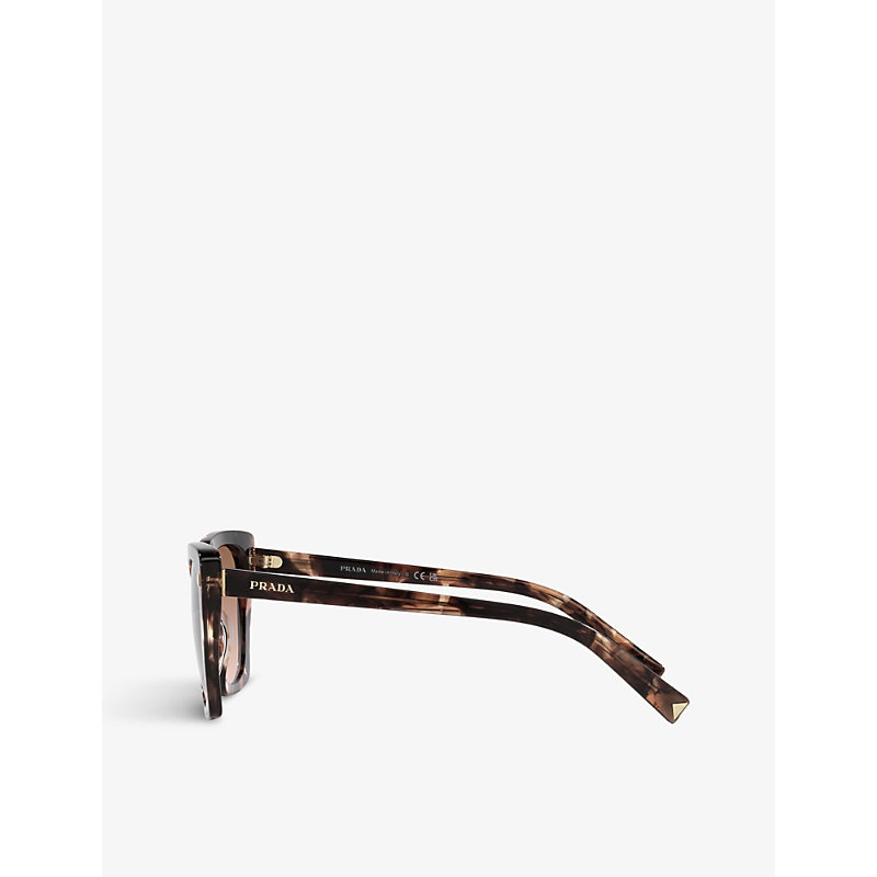 Prada Brown Wood-Effect Square Sunglasses Prada | Accessories | Authentic Prada Sunglasses | Poshmark main image 4