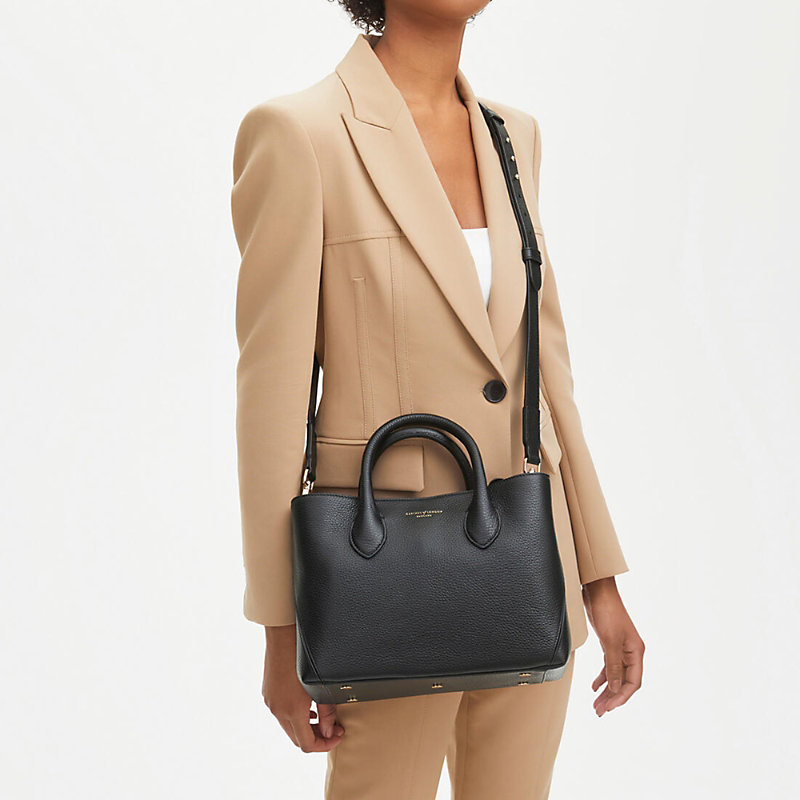 ASPINAL OF LONDON Aspinal Of London Small Leather Tote Bag