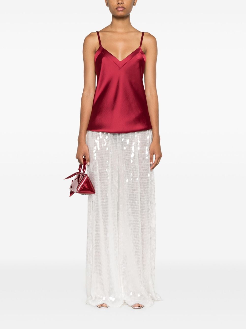 NORMA KAMALI High-Waist Flared Trousers