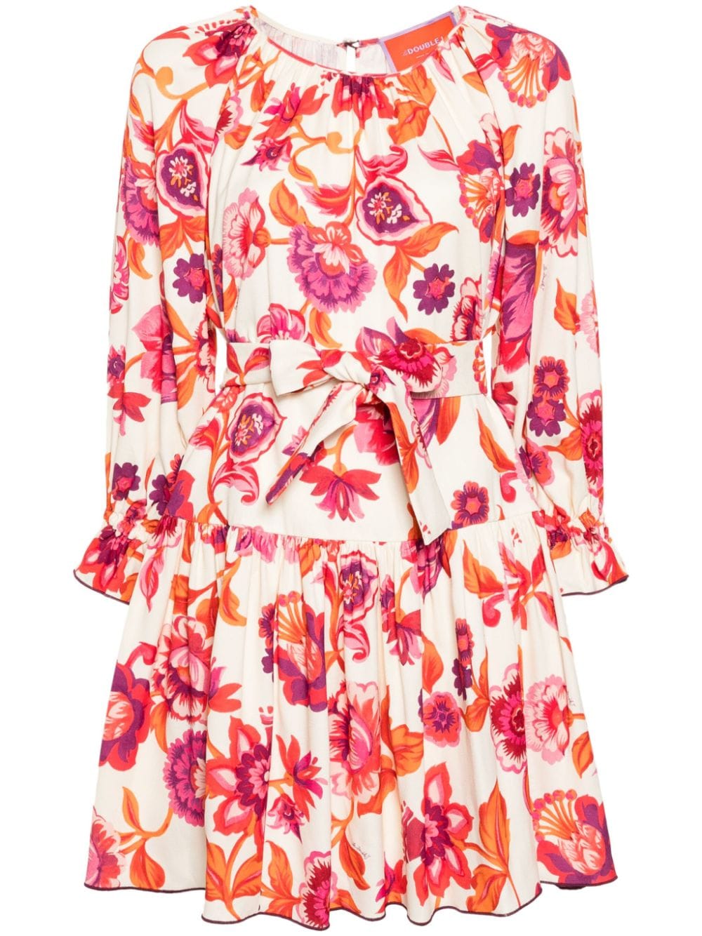 LA DOUBLEJ La DoubleJ Uma Floral Print Mini Dress