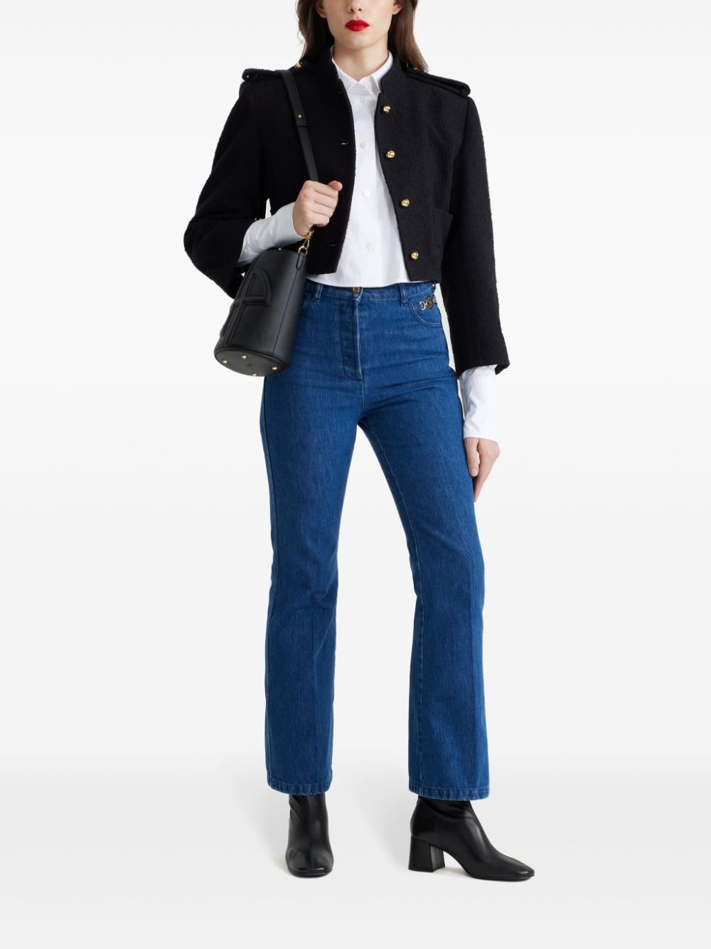 PATOU Patou Cropped Sailor Jacket