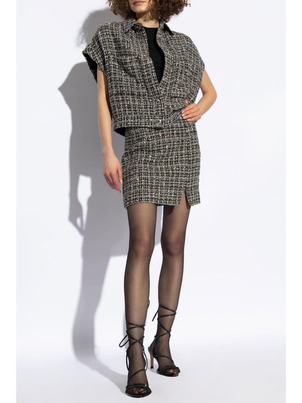 IRO PARIS IRO Bryan Tweed Mini Skirt