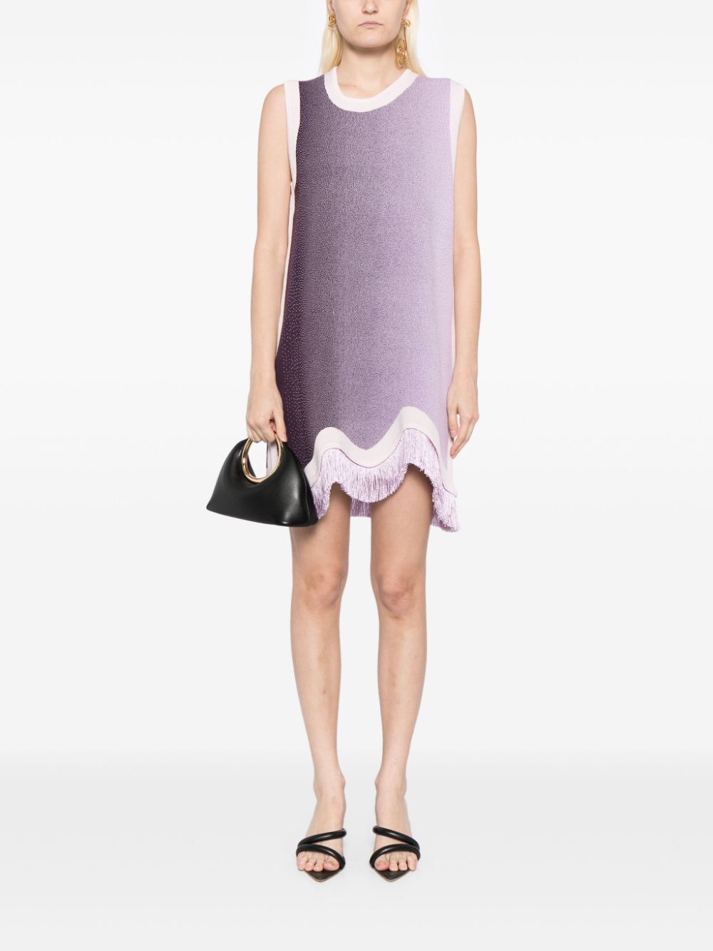 PH5 PH5 Daisy Gradient-Print Fringed Dress