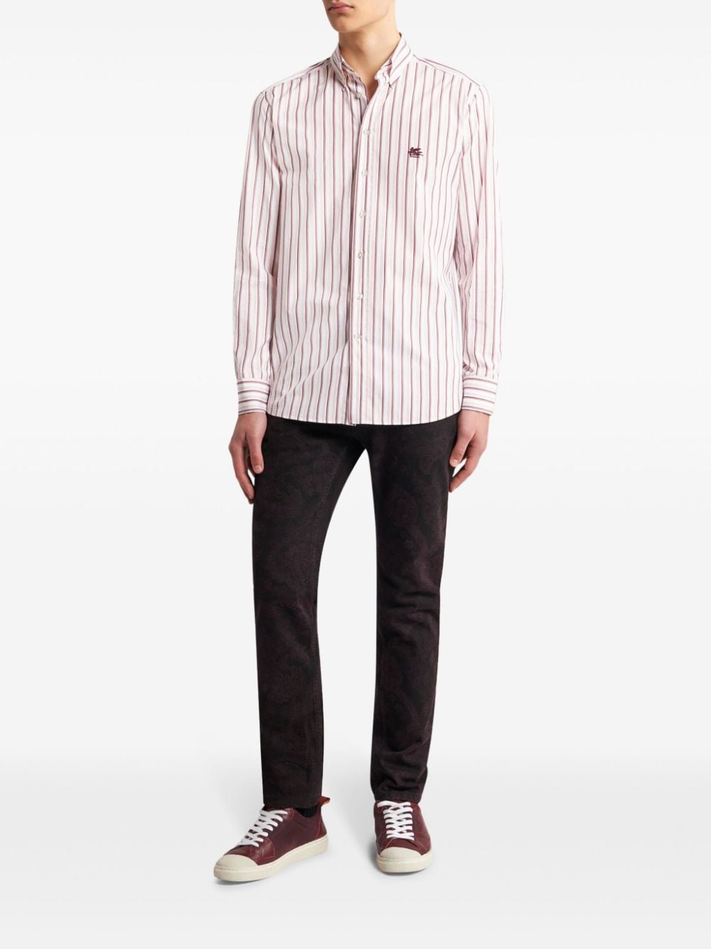 ETRO ETRO Paisley-Pattern Slim-Fit Jeans