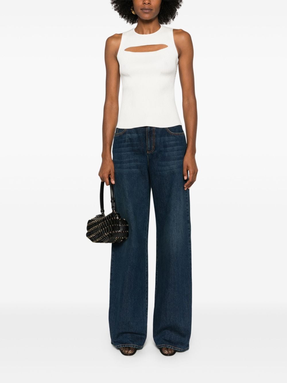 ALEXANDER MCQUEEN Alexander McQueen Wide-Leg Jeans