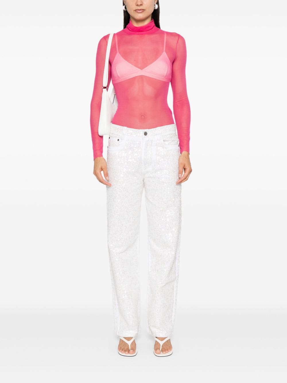 P.A.R.O.S.H P.A.R.O.S.H. Guff Sequin-Embellished Jeans