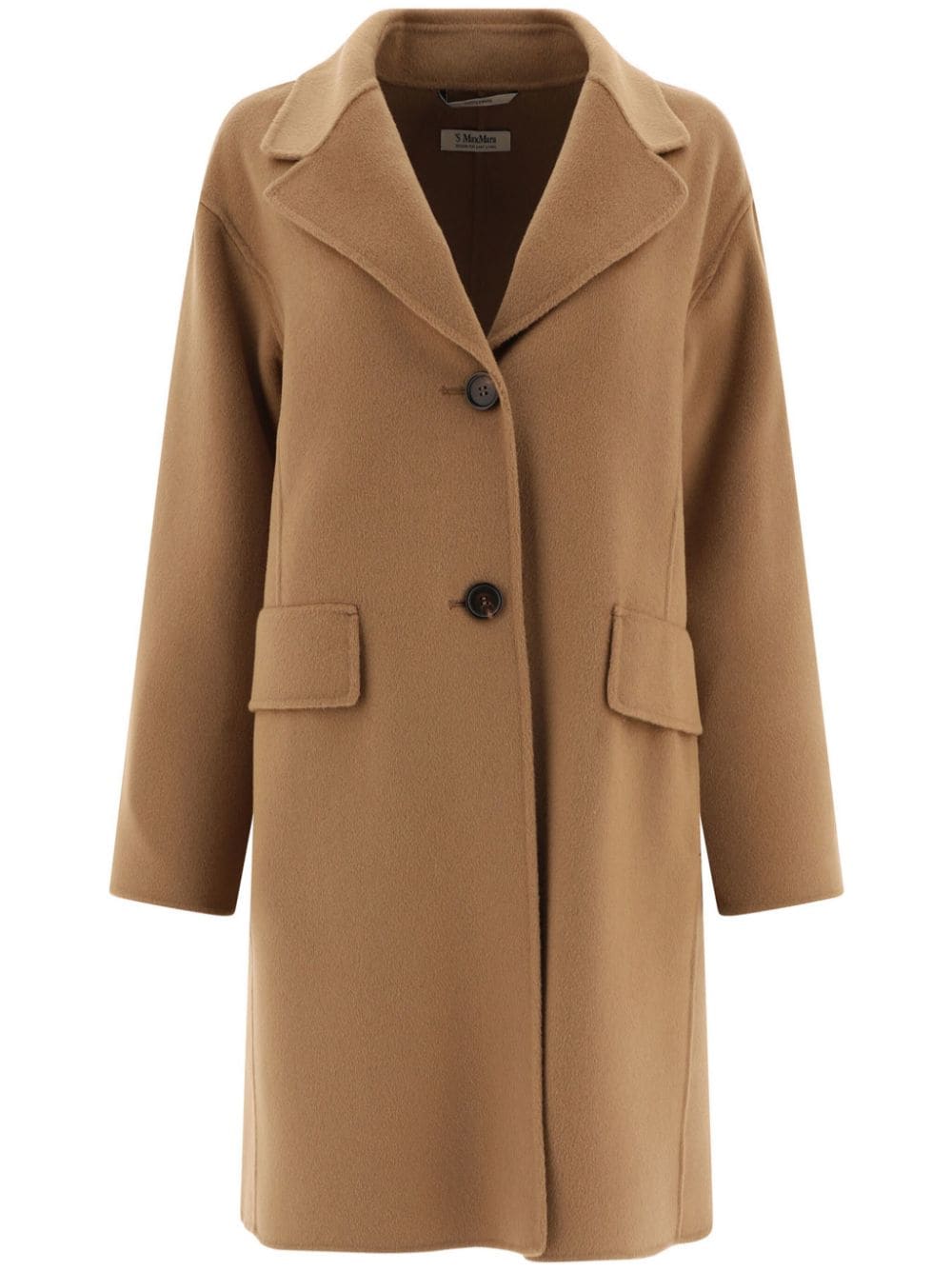Max Mara Single-Breasted Coat In Neutrals - 60% Off | Editorialist