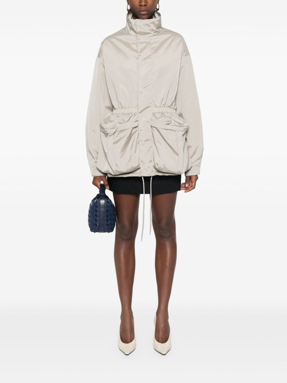 WARDROBE.NYC WARDROBE.NYC Drawstring Zip-Up Parka