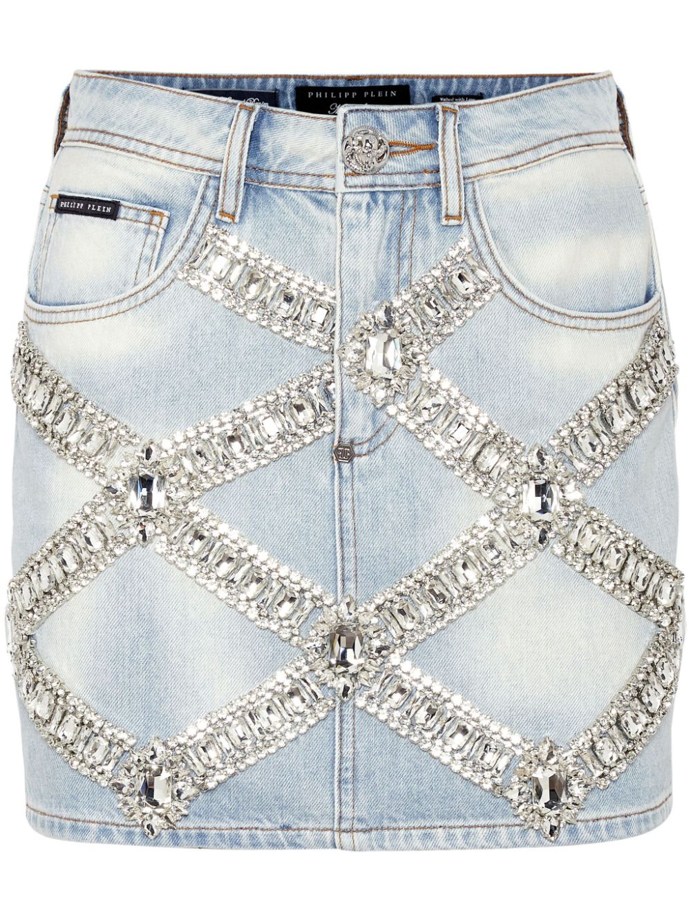 PHILIPP PLEIN Philipp Plein Denim Mini-Skirt