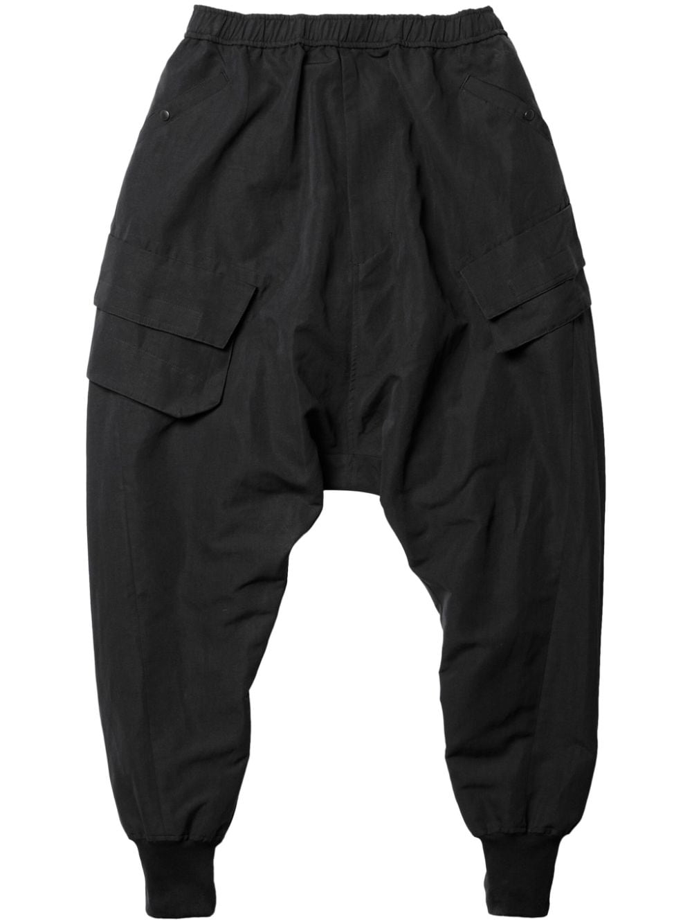 パンツ JULIUS Drop-Crotch Cropped Pants Julius drop-crotch Cropped Track Pants | Black | FARFETCH