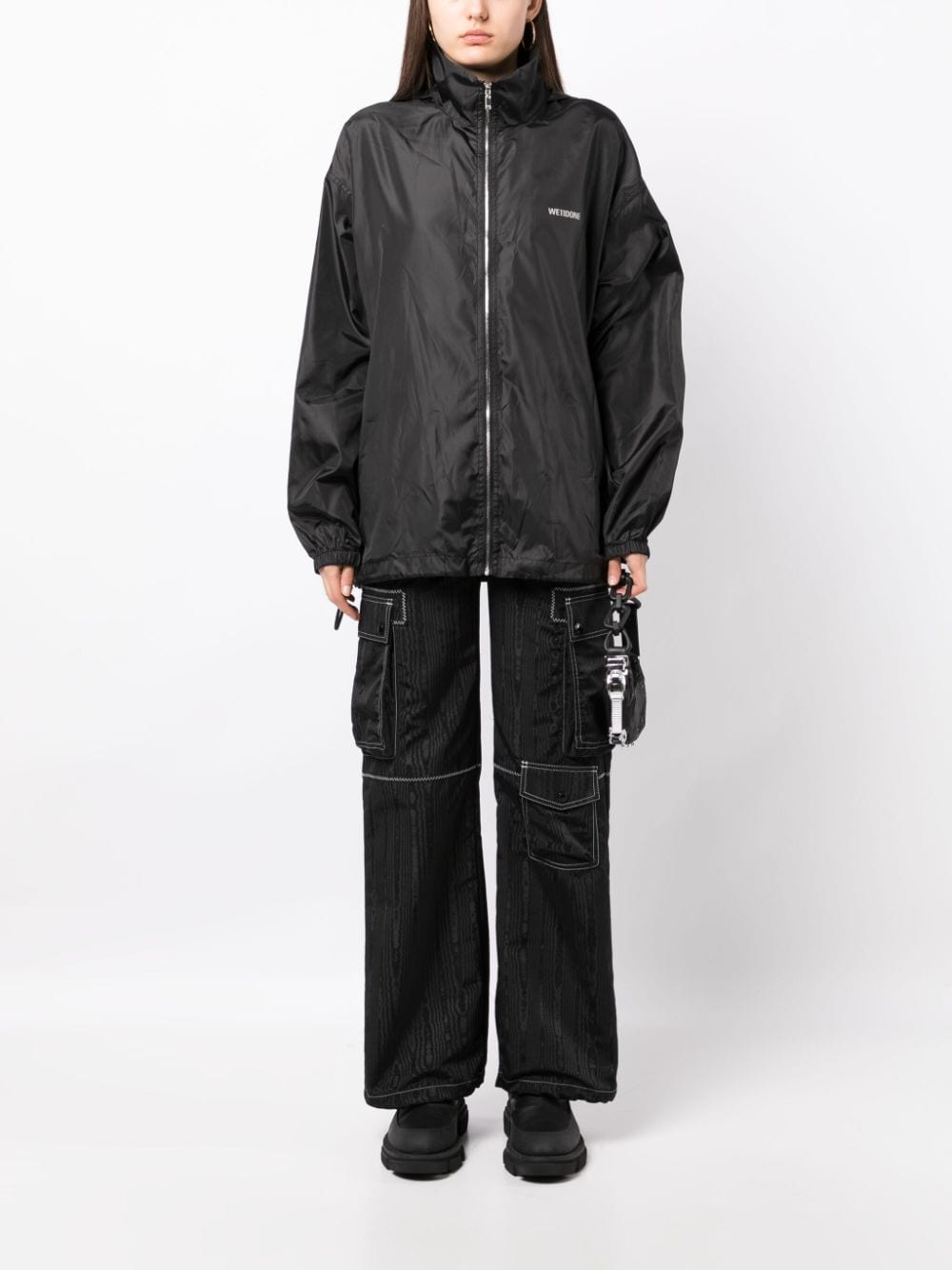 WE11DONE We11done Logo-Print Hooded Jacket