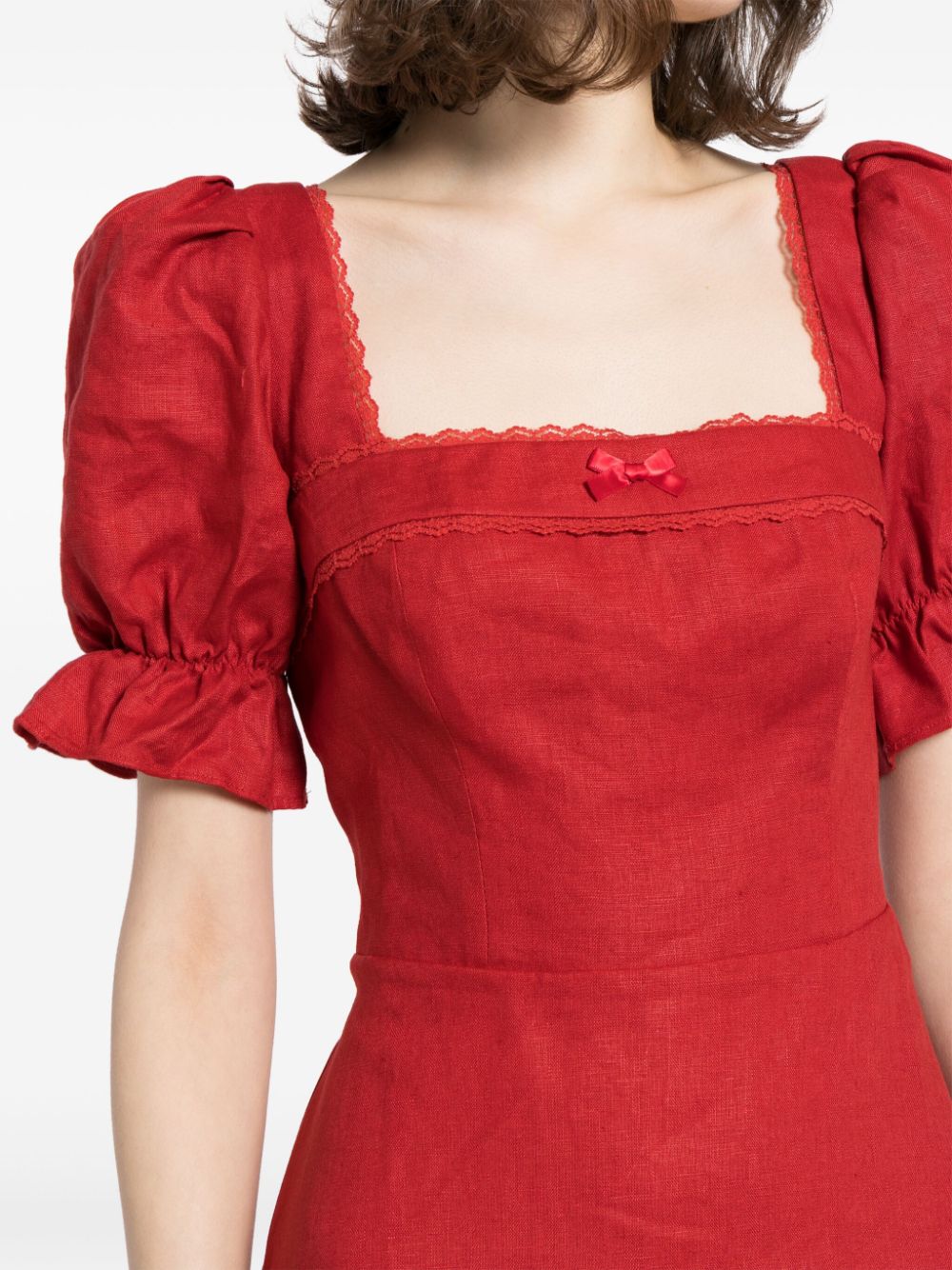 evianna linen dress reformation Reformation Evianna Linen Dress by Reformation