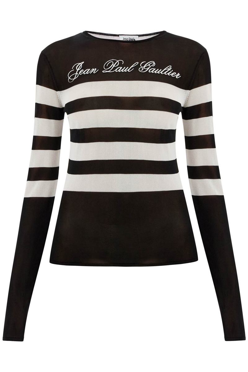 Jean Paul Gaultier Lightweight Signature Striped Sailor Black