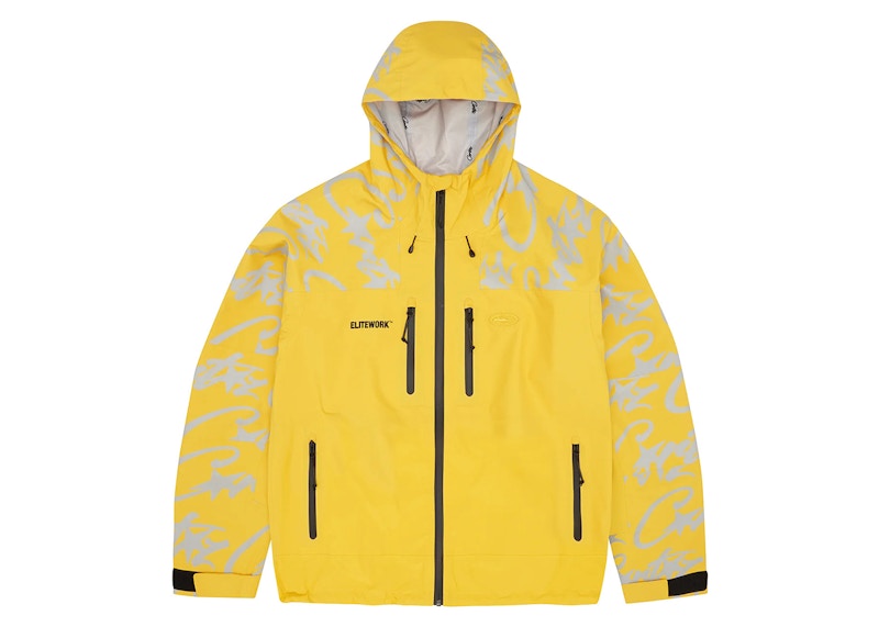 Corteiz Waterproof Shell Jacket - Yellow | Editorialist