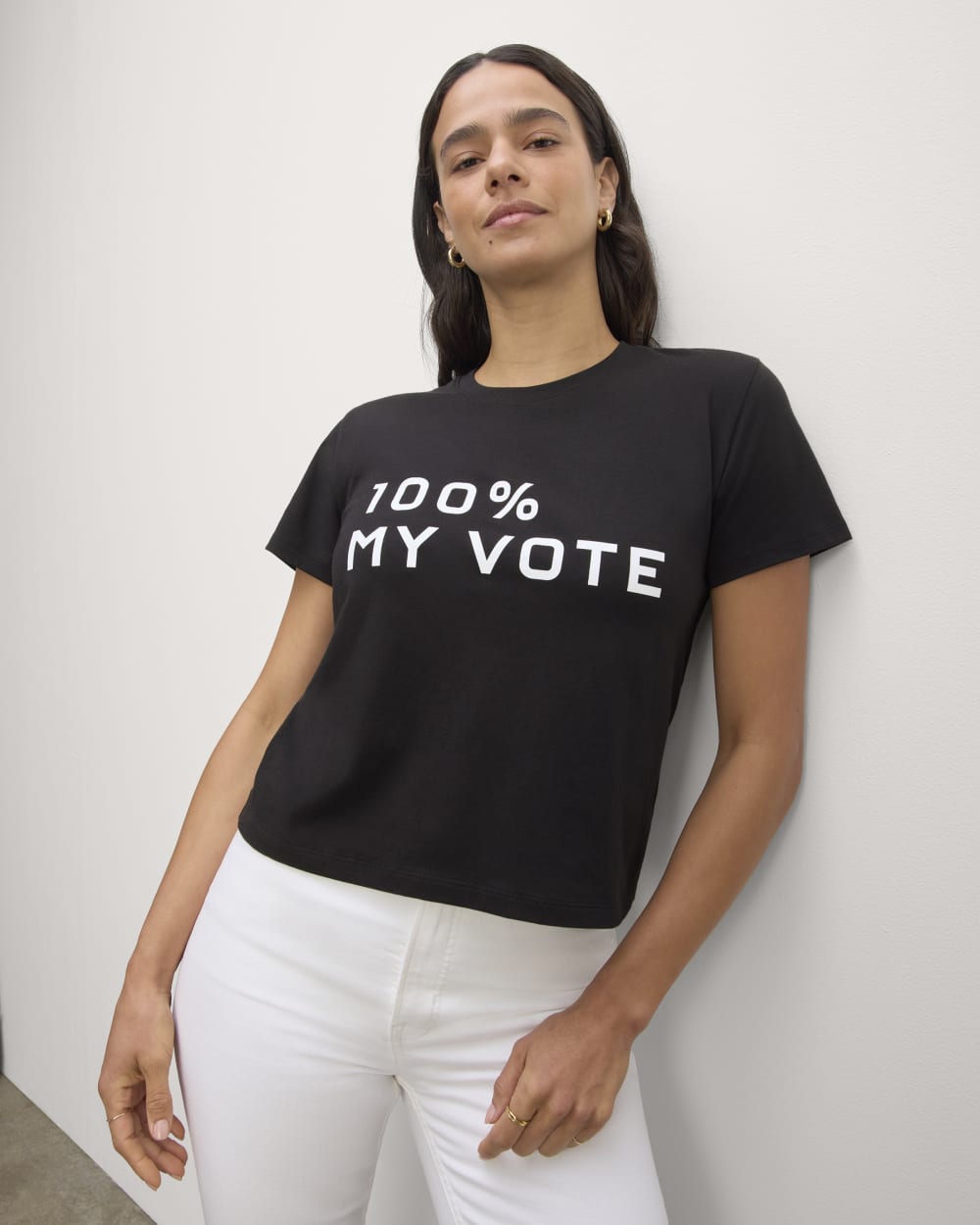 EVERLANE Essential Cotton Voter T-Shirt