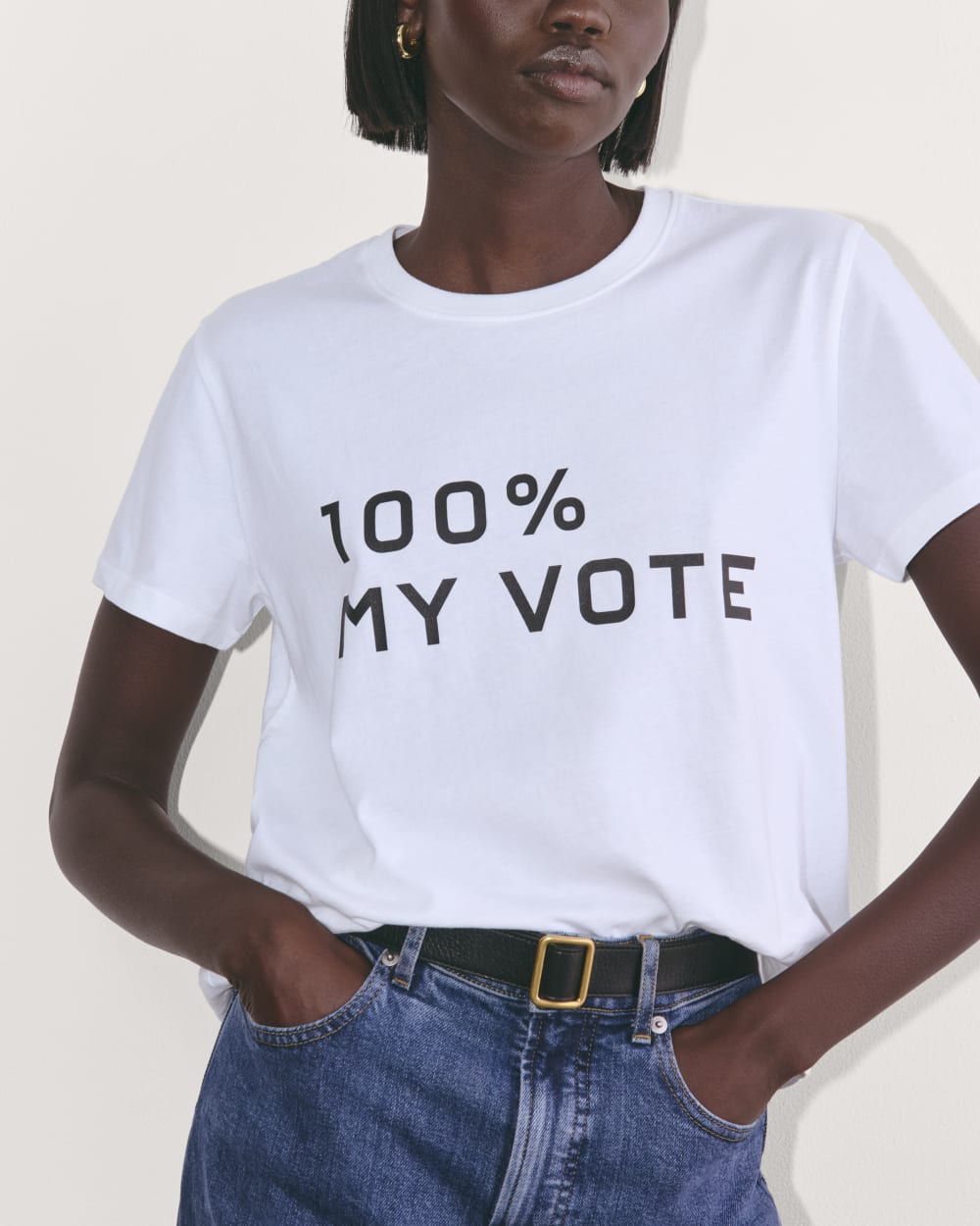 EVERLANE Essential Cotton Voter T-Shirt