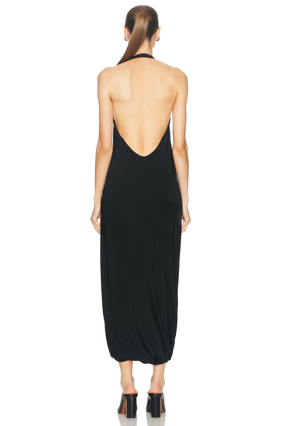 Marni Halter Long Dress In Black - 85% Off | Editorialist