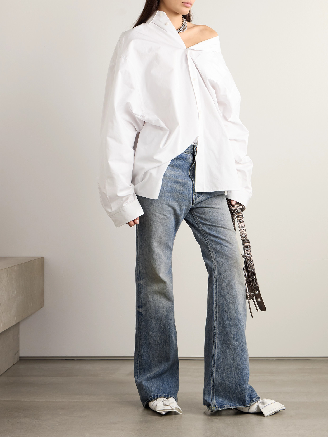 BALENCIAGA Balenciaga Low-Rise Flared Jeans