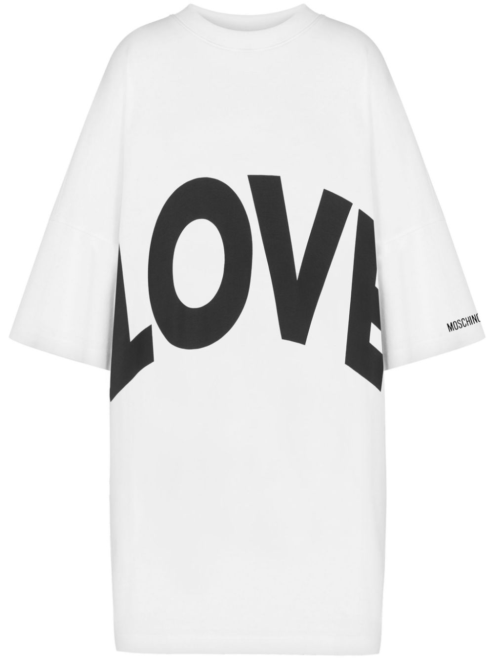 MOSCHINO Moschino Logo-Print Cotton Dress