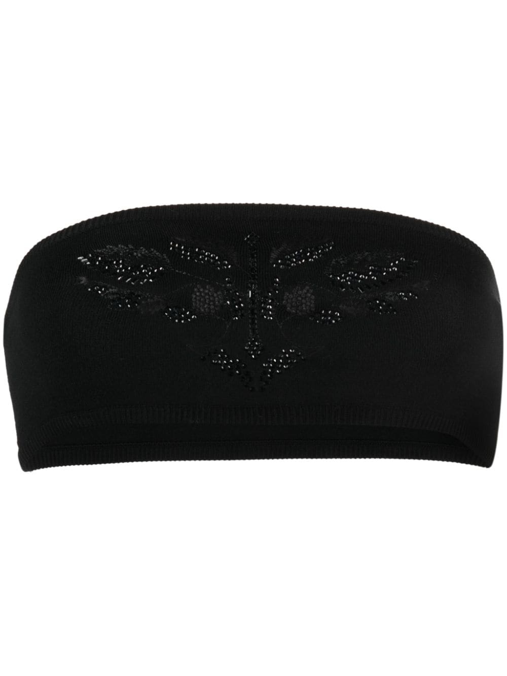 MAX MARA Max Mara Floral-Embroidered Cropped Top
