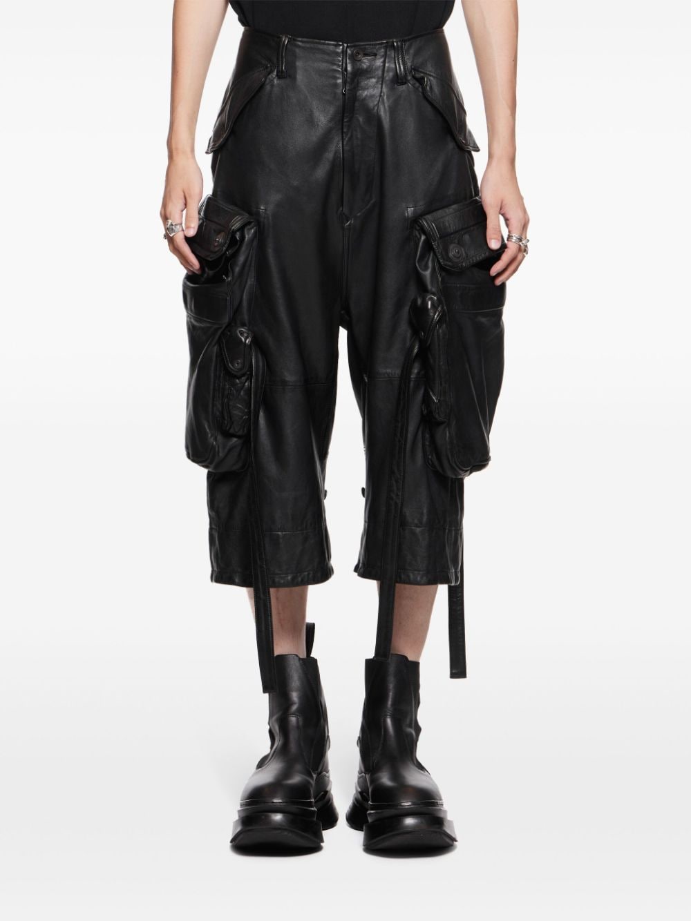 Julius Gas Mask Shorts - Black | Editorialist