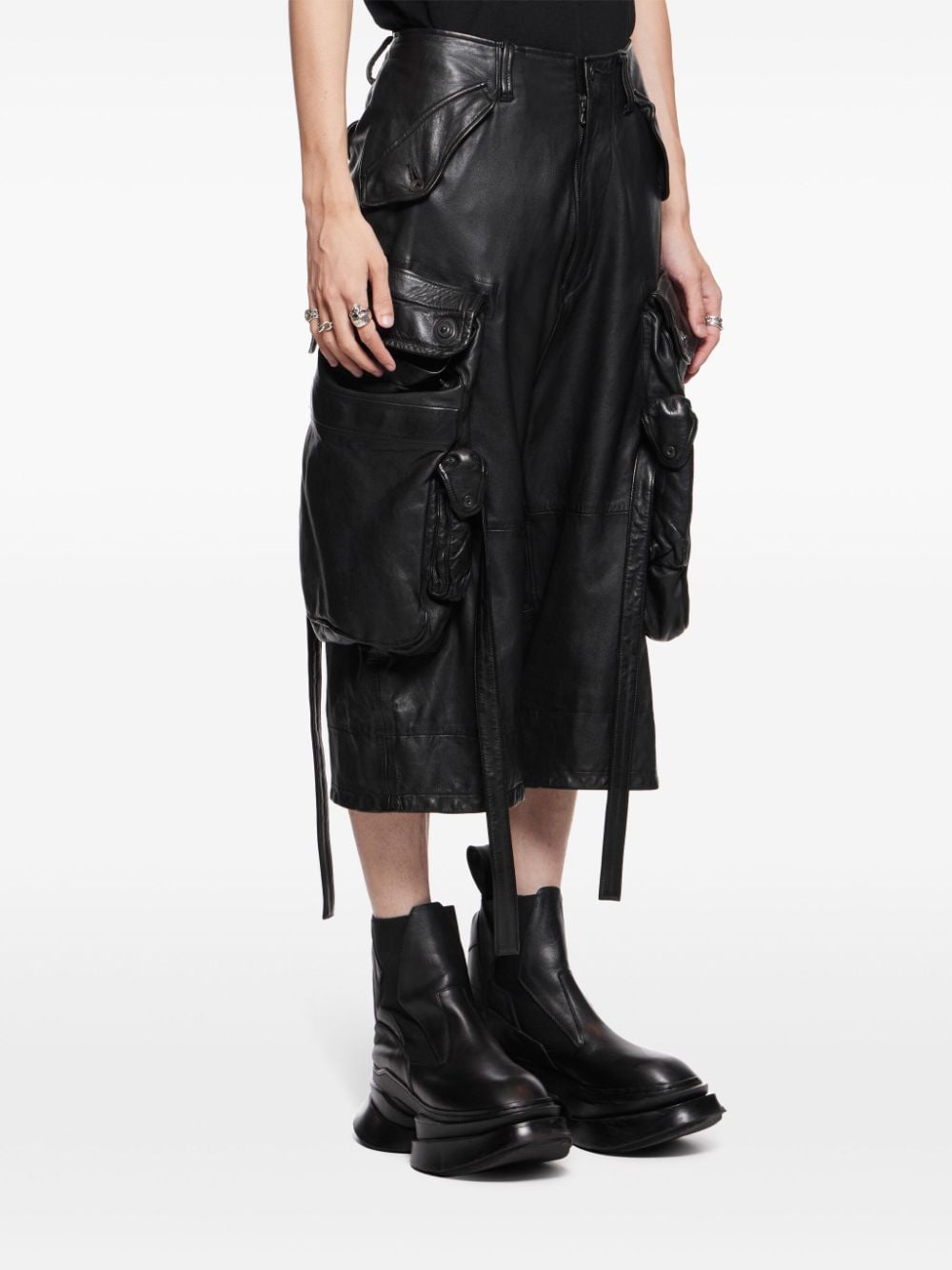 Julius Gas Mask Shorts - Black | Editorialist