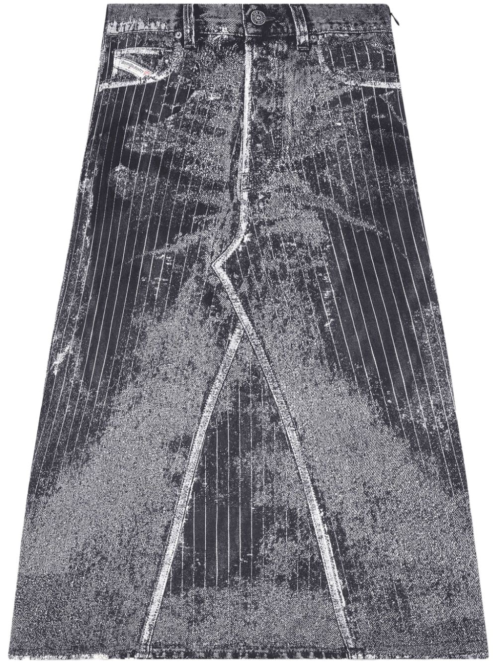 DIESEL® Diesel O-Hanna Calf-Length Skirt