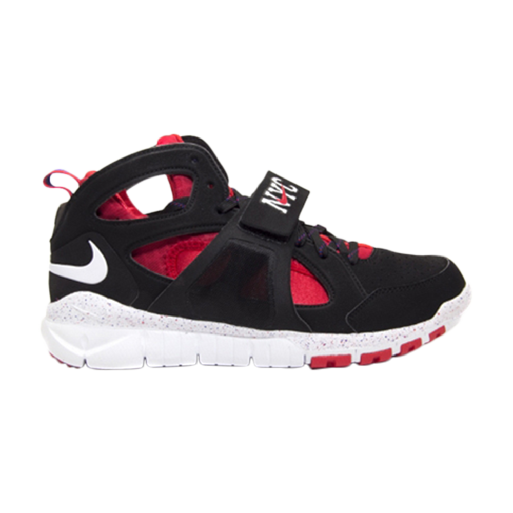 Nike Huarache Free Shield 'Giants' Sneakers Red Editorialist