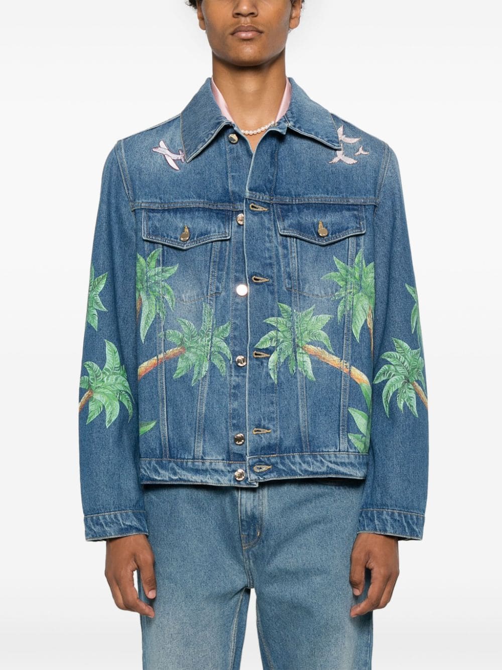 CASABLANCA Casablanca Tennis Club Denim Jacket