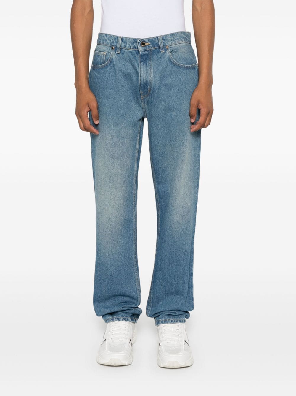 CASABLANCA Printed Embroidered Jeans