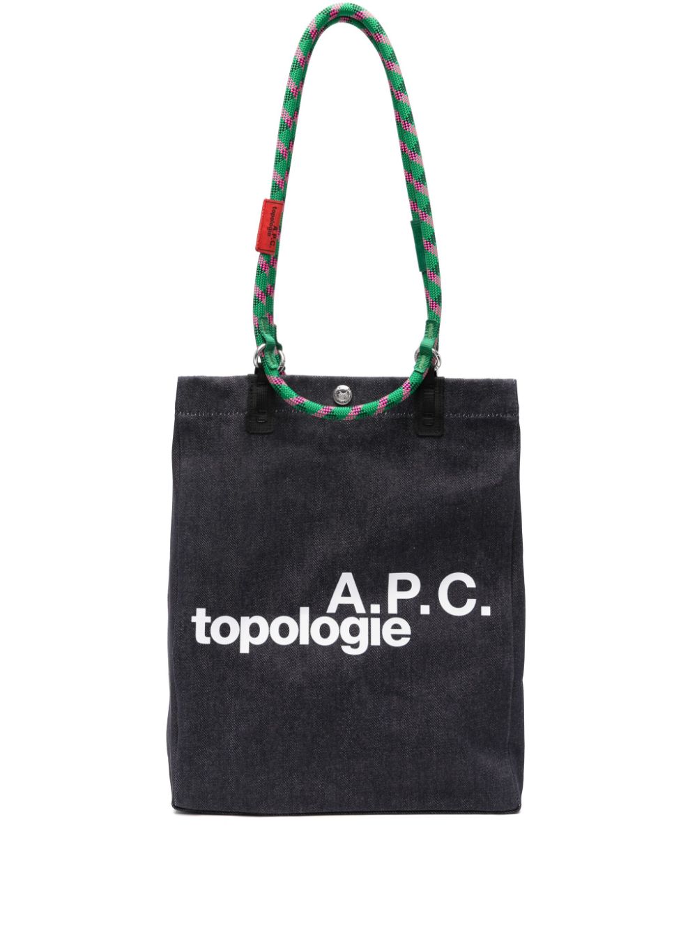 A.P.C. Topologie Tote Bag - Blue | Editorialist