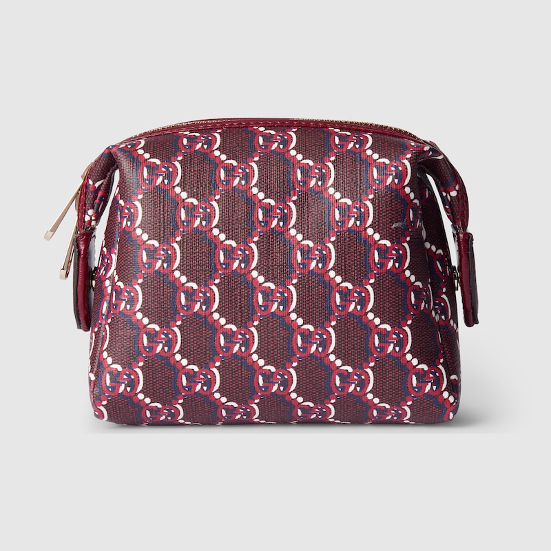 希少✨GUCCI Vintage GG Canvas Pouch Red 31085549~red_0.jpg