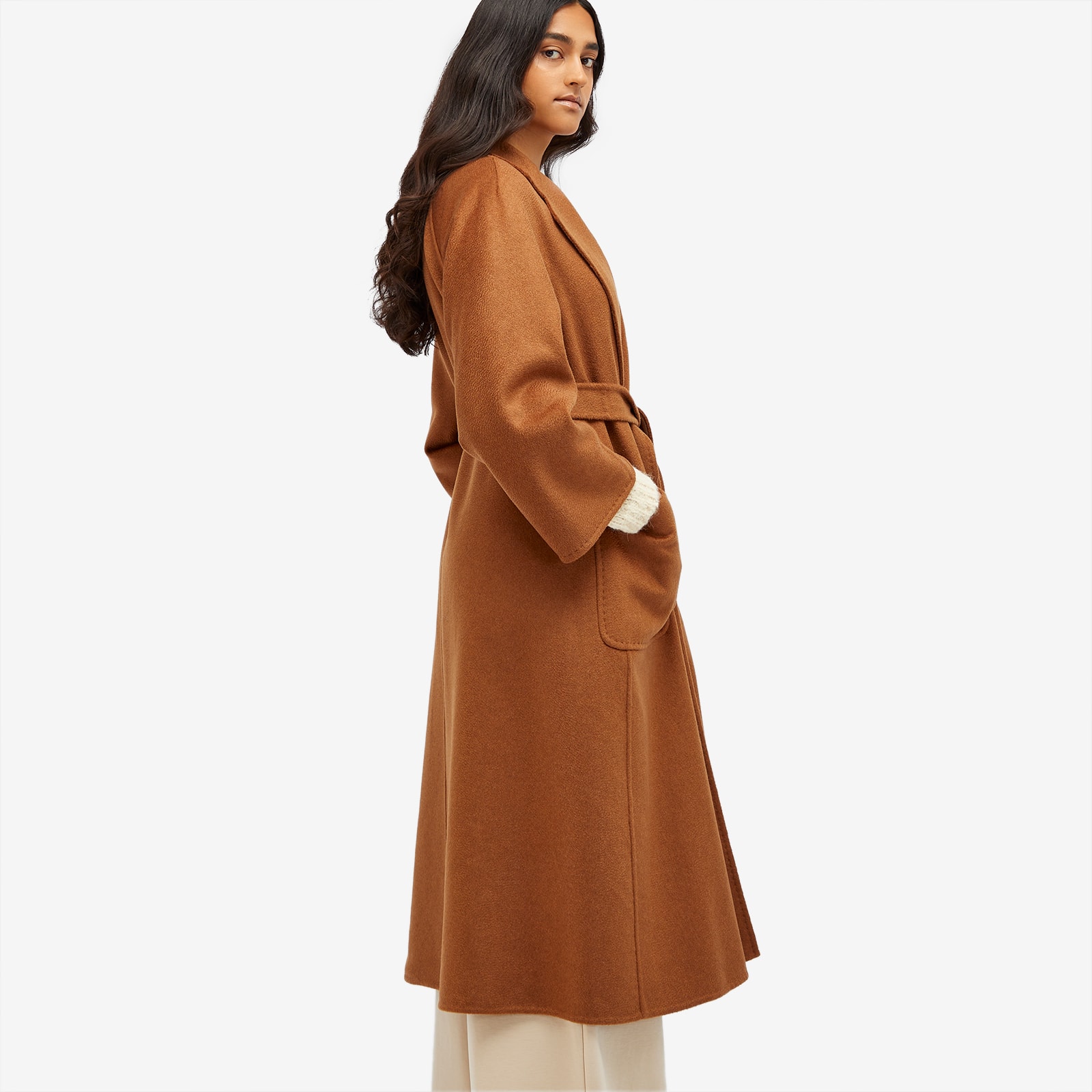 max mara ludmilla tobacco Max Mara Ludmilla Cashmere Coat - Tobacco - 13% Off