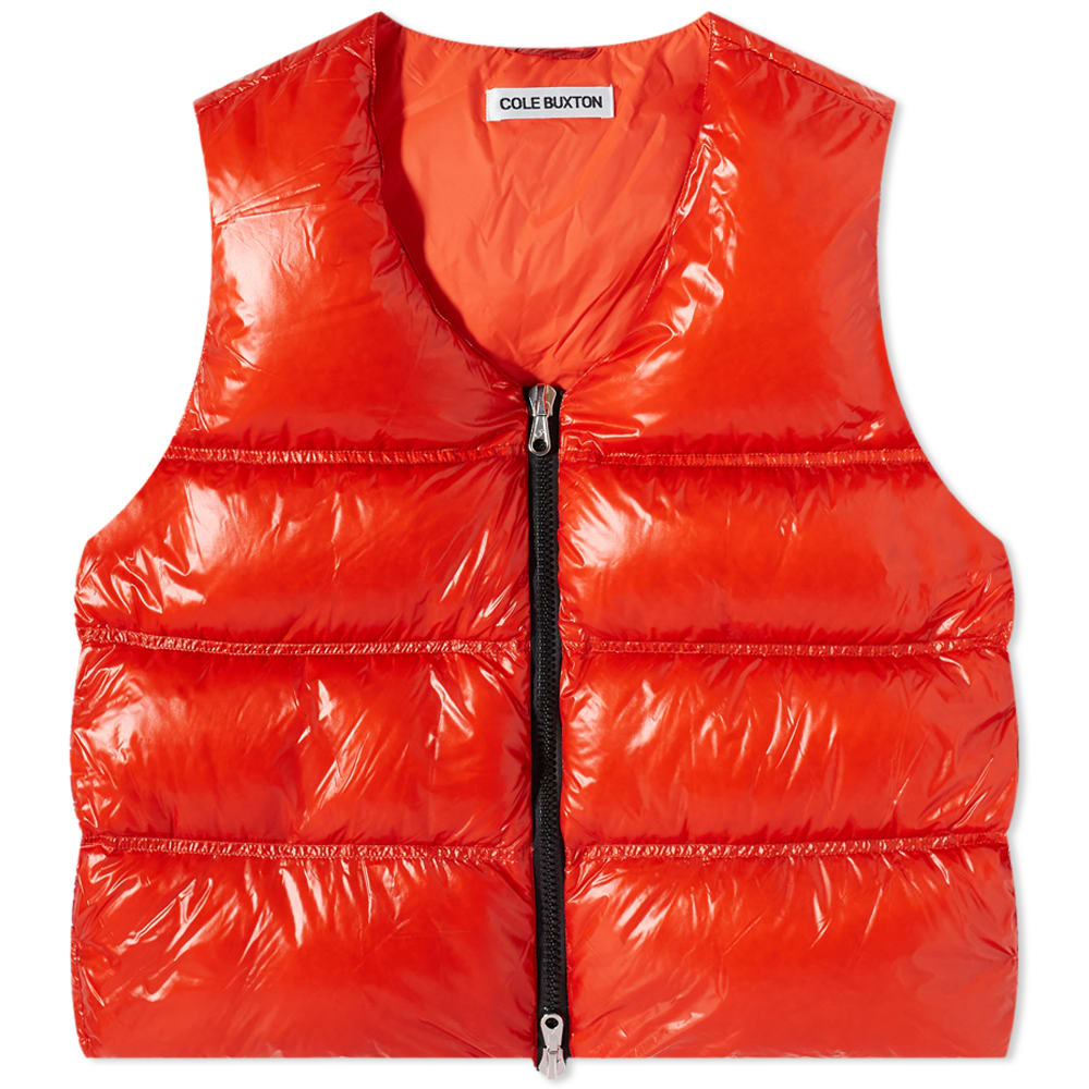 Cole Buxton Down Insulated Gilet In Orange - 50% Off | Editorialist