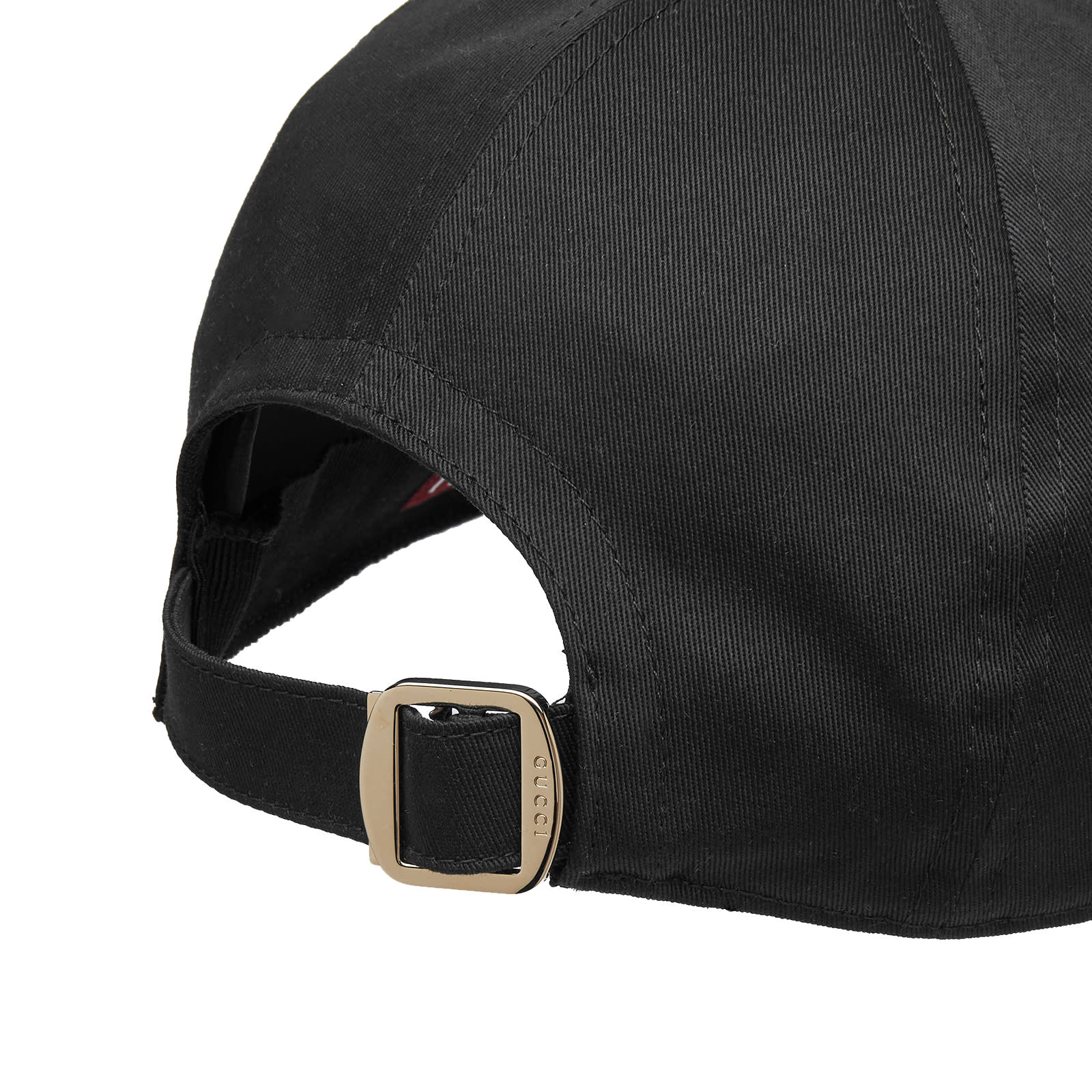 Gucci Black Script Logo Baseball Cap used once with tag s-l1200.jpg main image 3