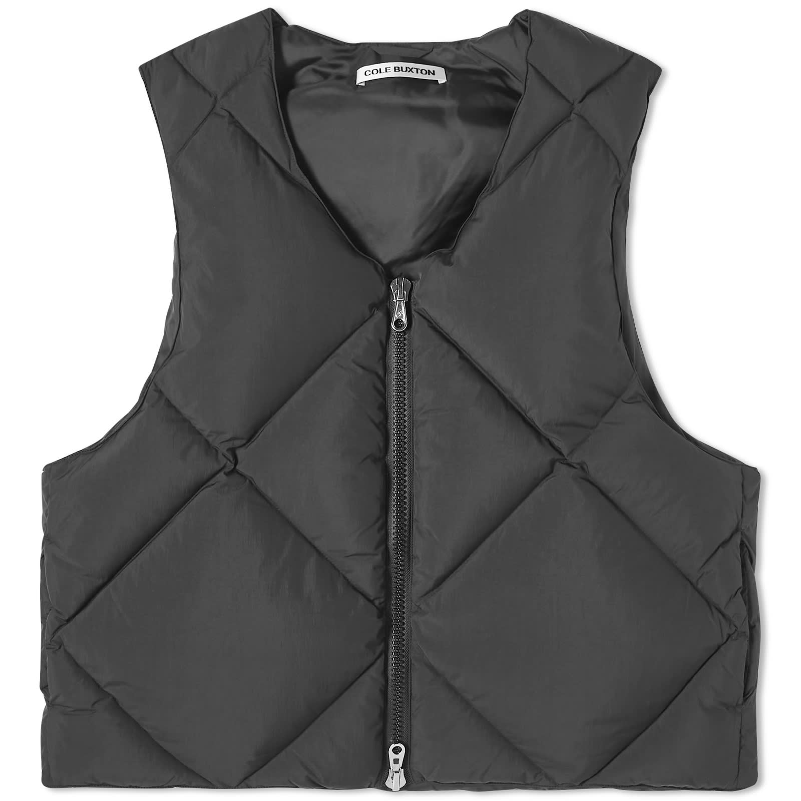 Cole Buxton Down Quilted Vest In Black - 45% Off | Editorialist