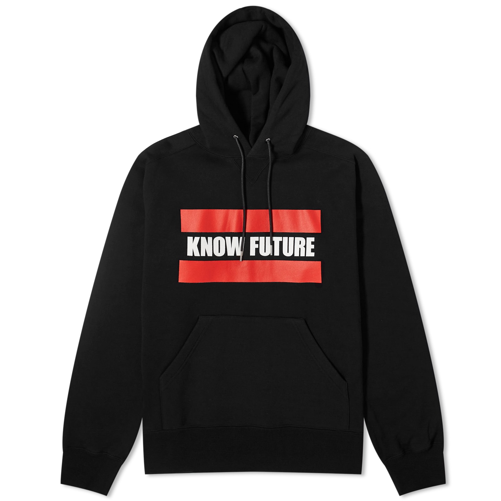 Sacai Know Future Hoodie In Black - 70% Off | Editorialist